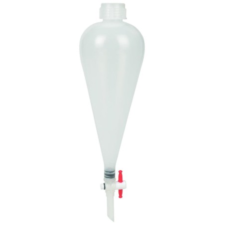 EMBUDO DE SEPARACIÓN 500ML TIPO SQUIBB DE PLÁSTICO POLIPROPILENO EISCO